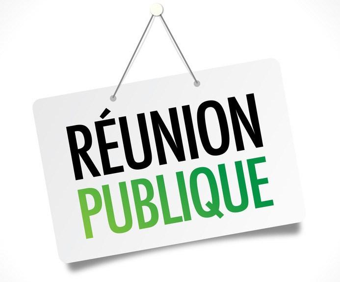 RÉUNION PUBLIQUE D'INFORMATION RÉUNION PUBLIQUE D'INFORMATION